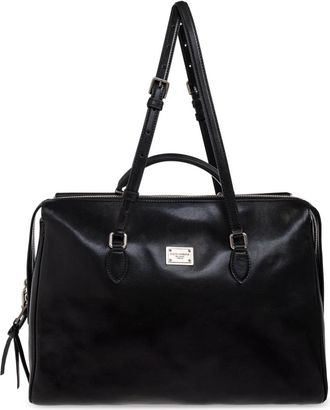 Dolce & Gabbana Femme, Sacs, Noir, Taille: ONE Size Sac Vittoria en cuir