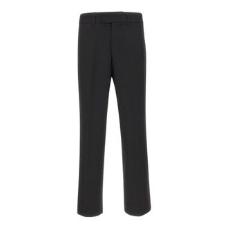 Paolo Pecora Homme, Pantalons, Noir, Taille: S Pantalon Tailleur