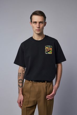 Casablanca Black Jersey T-shirt