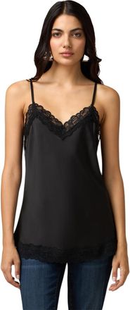 Oltre Damenunterwäsche-Top aus Satin und Spitze Schwarz L Autum Winter 24