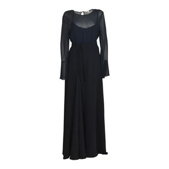 P.A.R.O.S.H. Parosh Kleider Blue - - Dresses - Damen - Schwarzk - M