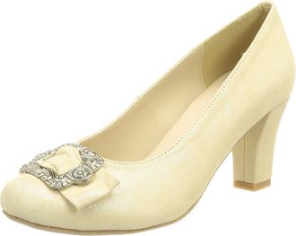 Hirschkogel Damen Pumps, Champagner, 39 EU