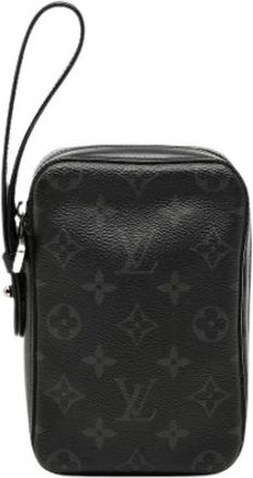Louis Vuitton Pre-owned Pochette Monogram Eclipse en Toile - Femme - Pre-owned - Noir - Taille: ONE Size