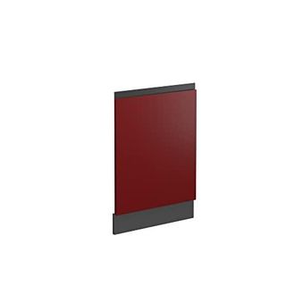 Vicco fa&ccedil;ade R-Line, Rouge/Anthracite, 45 cm J-Shape, sans Plan de Travail