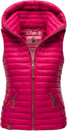 Navahoo Damen Weste Steppweste gesteppt Frühjahr Übergangsweste B696 [B696-Shad-Fuchsia-Gr.XS]