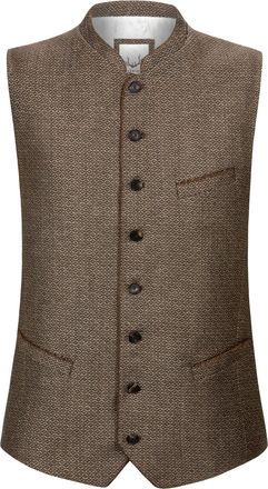 Stockerpoint Herren Ottavio Trachtenweste, braun, 56