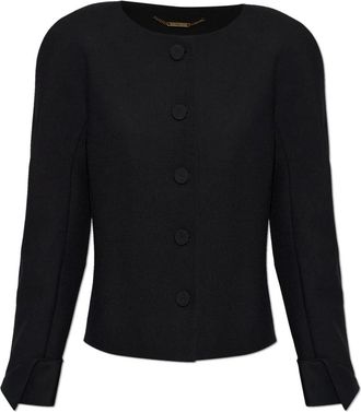 Chlo&eacute; Femme, Vestes, Noir, Taille: 38 FR Blazer avec poignets aux finitions d&eacute;coratives