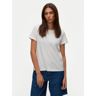 Vero Moda T-Shirt Blair 10325914 Wei&szlig; Regular Fit