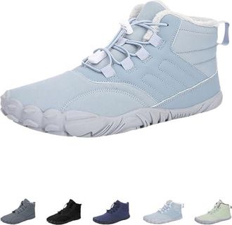 Generic Bottes de marche imperméables pour homme - Confortables et antidérapantes - Pour lhiver et lextérieur - Chaudes - Chaussures de randonnée, 902 Bleu cl