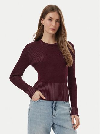 Guess Bluse W6BR04 Z1247 Dunkelrot Slim Fit