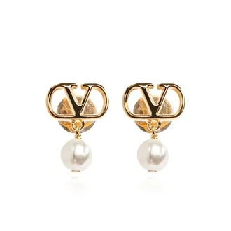 Valentino Garavani VLogo Signature Pearl-pendant Earrings