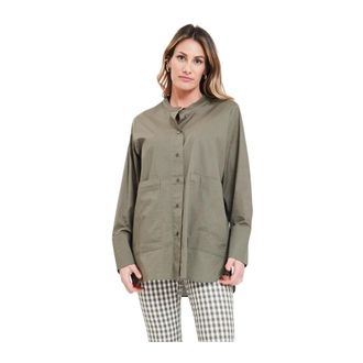 Alpha Studio Stylisches Hemd f&uuml;r M&auml;nner - - Blouses & Shirts - Damen - Gr&uuml;n - L