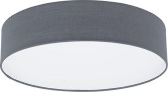 ETC Shop Decken Lampe Wohn Ess Zimmer Fernbedienung Textil Strahler dimmbar im Set inkl. RGB LED Leuchtmittel