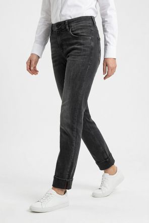 Replay Slim-fit-Jeans REPLAY MARTY, Damen, Gr. 27, L&auml;nge 32, grau (schwarz delav&egrave;), Denim/Jeans, Obermaterial: 99% Baumwolle, 1% Elasthan, slim fit lang, Jea