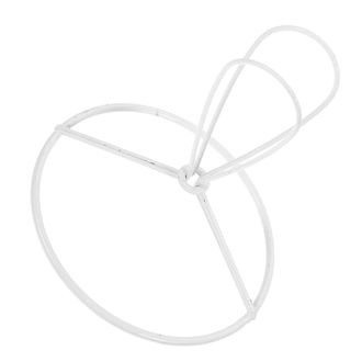 BESPORTBLE Lampenschirmring Satz 90mm aus Wei&szlig;em Eisendraht Konischer Lampenschirmhalter zum Selbermachen Kompatibel mit Metalllampenschirmen Gl&uuml;hbirnenschutz f&uuml;