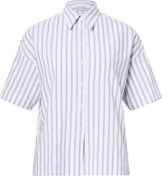 Massimo Alba Femme, Blouses et Chemises, Bleu, Taille: 42 FR Chemises