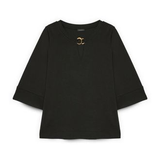 Fiorella Rubino Damen, Blusen & Hemden, Schwarzk, XSGr&ouml;&szlig;e