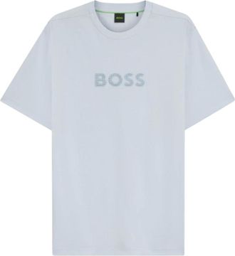 HUGO BOSS Homme, Tops, Blanc, Taille: S TS Terrace Logo T-shirt