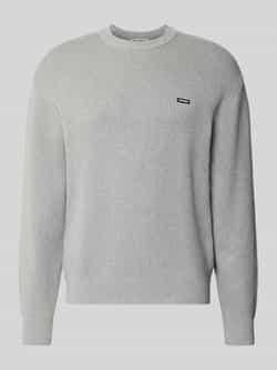 Review Relaxed Fit Strickpullover aus reiner Baumwolle