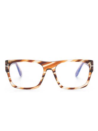 Tom Ford Eyewear lunettes de vue 6035 - Marron