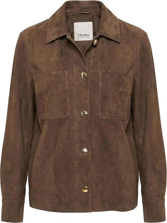 Max Mara Lederjacke - Gold