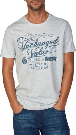 Riverso Tshirt Herren Baumwolle Regular Fit RIVLeon Rundhals Kurzarm Sommer Tee Shirt Print, Gr&ouml;&szlig;e:XXL, Farbe:Hellgrau (GJD)