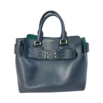 Burberry Pre-owned Cuir sacs-main - Femme - Pre-owned - Noir - Taille: ONE Size