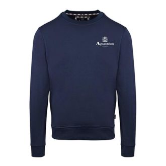 Aquascutum Sweatshirt f&uuml;r Herren, Rundhalsausschnitt, Lang&auml;rmlig (Marine)