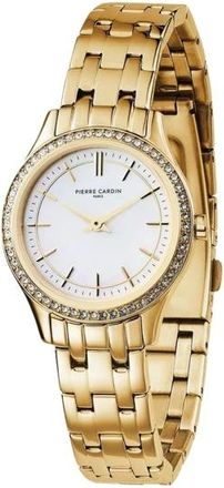 Pierre Cardin Femme, Accessoires, Jaune, Taille: ONE Size Montre habill&eacute;e en acier inoxydable