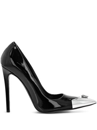 Philipp Plein escarpins à bout pointu 120 mm - Noir