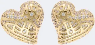 Vivienne Westwood Ohrringe Evangeline mit Kristallen