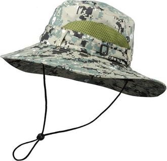 Toutacoo Chapeau de Soleil Camouflage à Large Bord, Homme, Femme, Anti-UV, réglable, Pliable, Chapeau de Brousse, Jungle, Safari, Motif Militaire (04-Camouflag