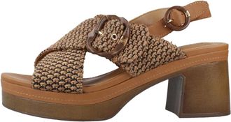 Carmela Femme, Chaussures, Brun, Taille: 39 EU 163157C Sandal