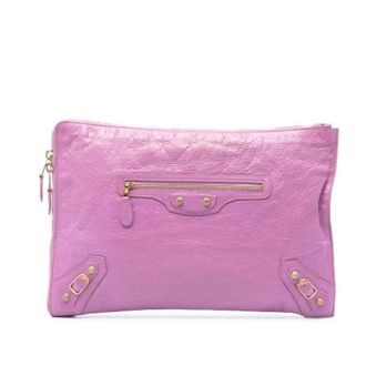Balenciaga Pre-owned Cuir sacs-balenciaga - Femme - Pre-owned - Rose - Taille: ONE Size