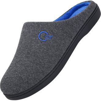 Mishansha Warme Hausschuhe Herren Pantoffeln Damen Winter Bequeme Memory Foam Schlappen 42-43 EU