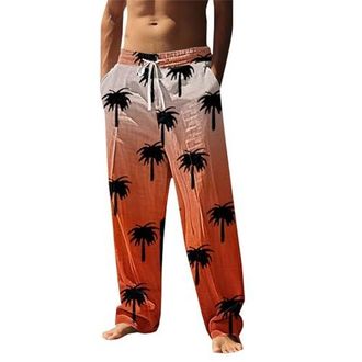 Generic Veste en lin pour homme - Pantalon en lin blanc - Pantalon d&eacute;contract&eacute; - Pantalon formel britannique - Short cargo l&eacute;ger - Poches pour homme - Pantalo