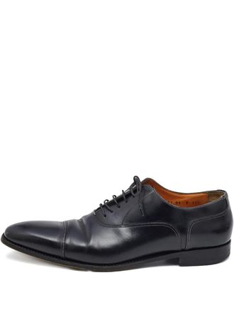 Santoni Oxford-Schuhe aus Leder - Schwarz