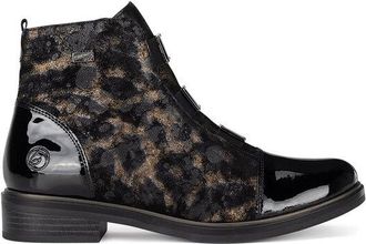 Remonte Schnürschuhe D8383-90 Schwarz