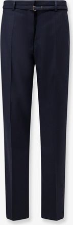 Dries Van Noten Presta wool trousers with belt - DRIES VAN NOTEN - gender_Woman