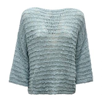 Marella Caffe 3/4 Pullover - - Knitwear - Damen - Blau - L