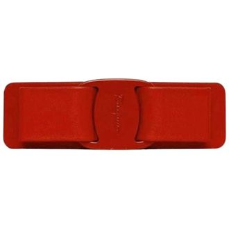 Ferragamo Pre-owned Leder Haar-Accessoire - - Pre-owned - Damen - Rot - ONE SIZE