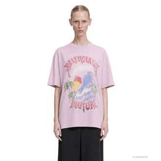 Balenciaga Vintage Surfer Overszied T-Shirt