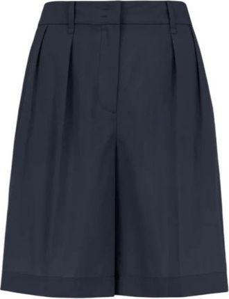 Bomboogie Femme, Shorts, Bleu, Taille: 38 FR Bermuda fluide en lyocell