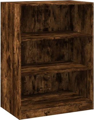 vidaXL Garde-robe chêne fumé 77x48x102 cm bois dingénierie Vidaxl Smoked oak