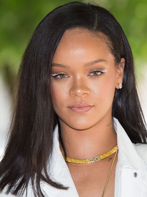 Rihanna eye-liner blanc