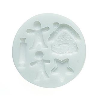 Silikomart Silikomart | Silikonform für Zuckermasse CHRISTMAS, Form für Tortendekorationen, Thema Prinz, Maße 72 x 72 x 13 mm