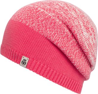 Roeckl Damen Dégradé Cotton Beanie Mütze, Flamingo, ONE Size