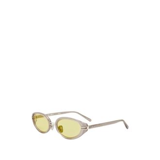 Linda Farrow Lunettes de soleil ovales Ambra - Femme - Accessoires - Gris - Taille: 55 MM