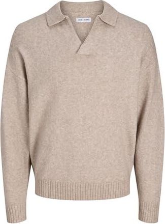 Jack & Jones Jjsoho Ollie Knit Split Neck, Atmosphere, XXL Homme