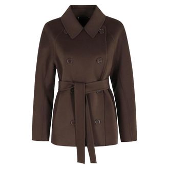 Max Mara Damen, M&auml;ntel, Braun, SGr&ouml;&szlig;e